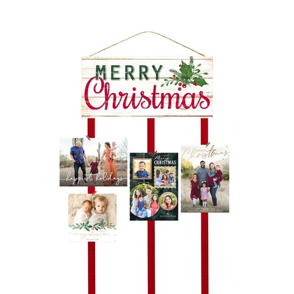 Christmas Card Holder - Etsy