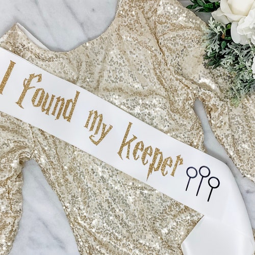 She Found A Keeper Bridal Shower Bachelorette Party Sash - Etsy