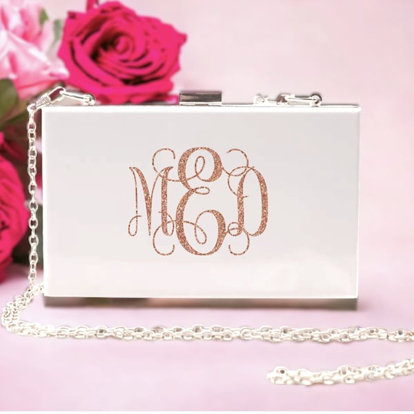 Monogram Clutch - Etsy