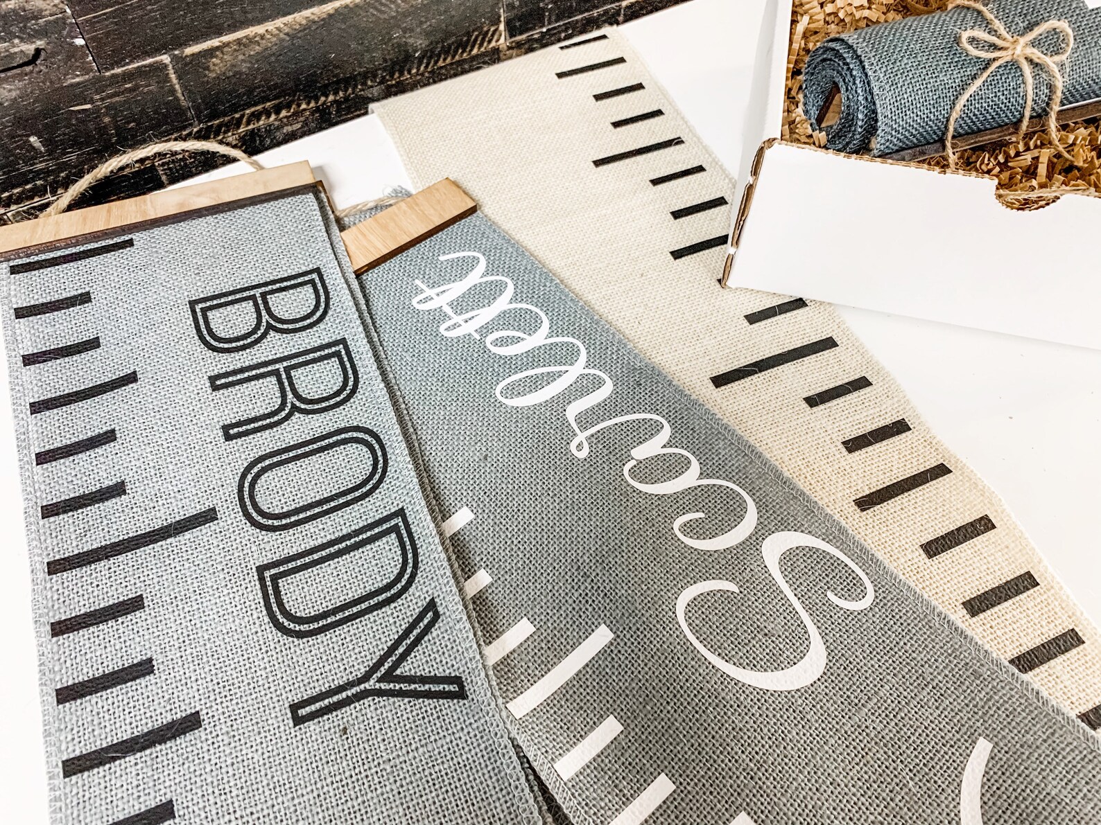 Personalized Fabric Growth Chart – Baby Shower Gift - Etsy