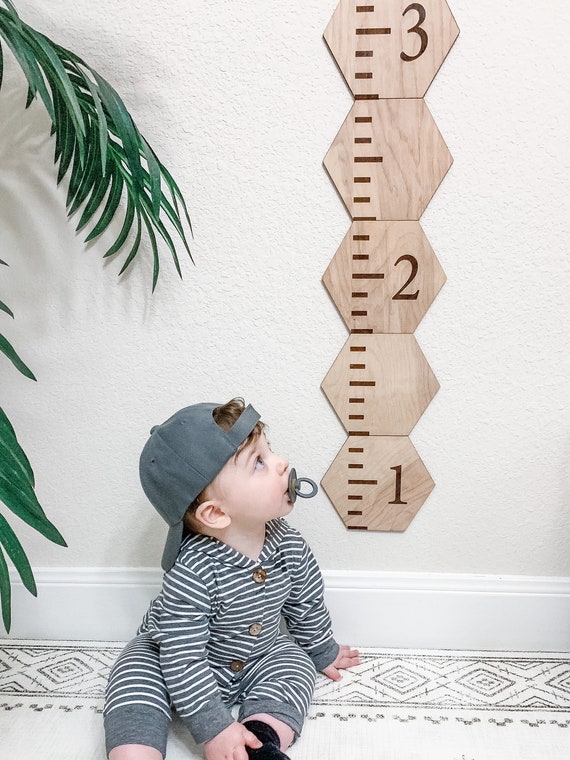 Wall Hangings Wall Decor Home Decor hexagon growth chart etna.com.pe