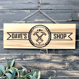 Gift Man Cave Shop Sign - Etsy