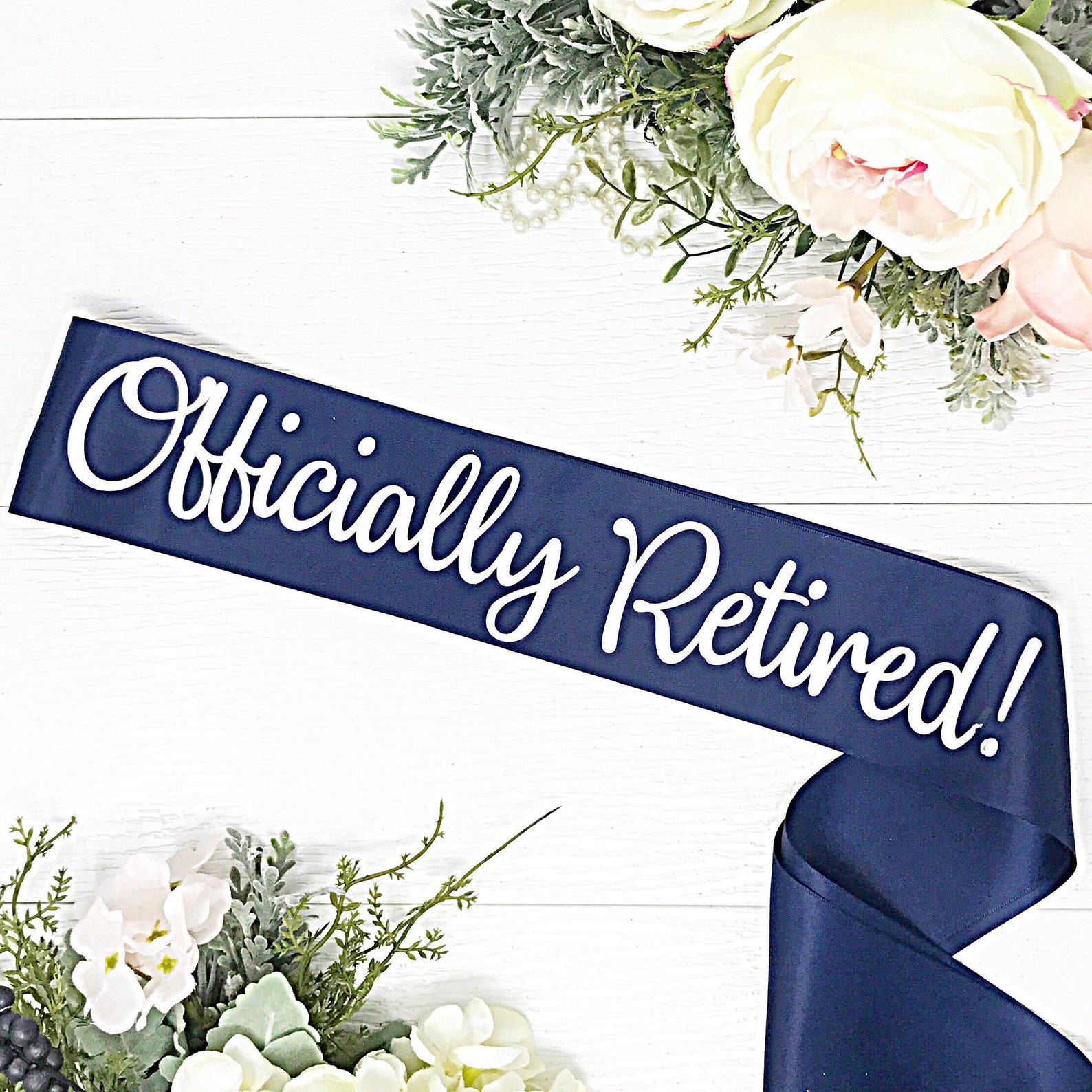 Personalized Retirement Party Sash Satin - Etsy