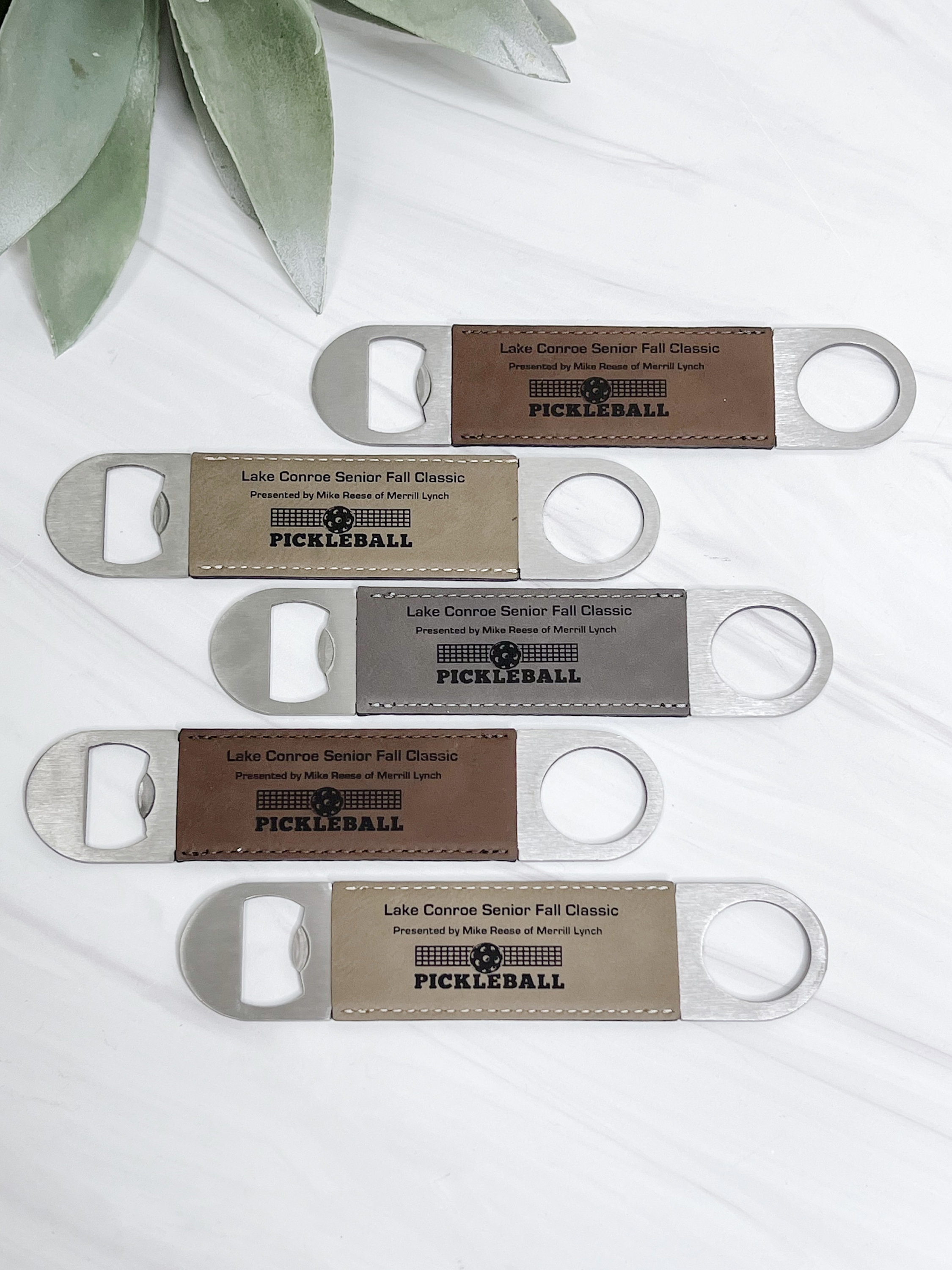 SET OF 25 Personalized Bottle Openers Leather - Etsy