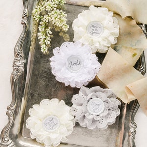 Bridal Party Pins Flower - Etsy