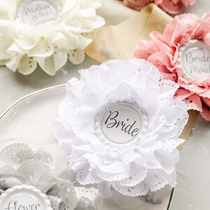 Bridal Party Pins Flower - Etsy