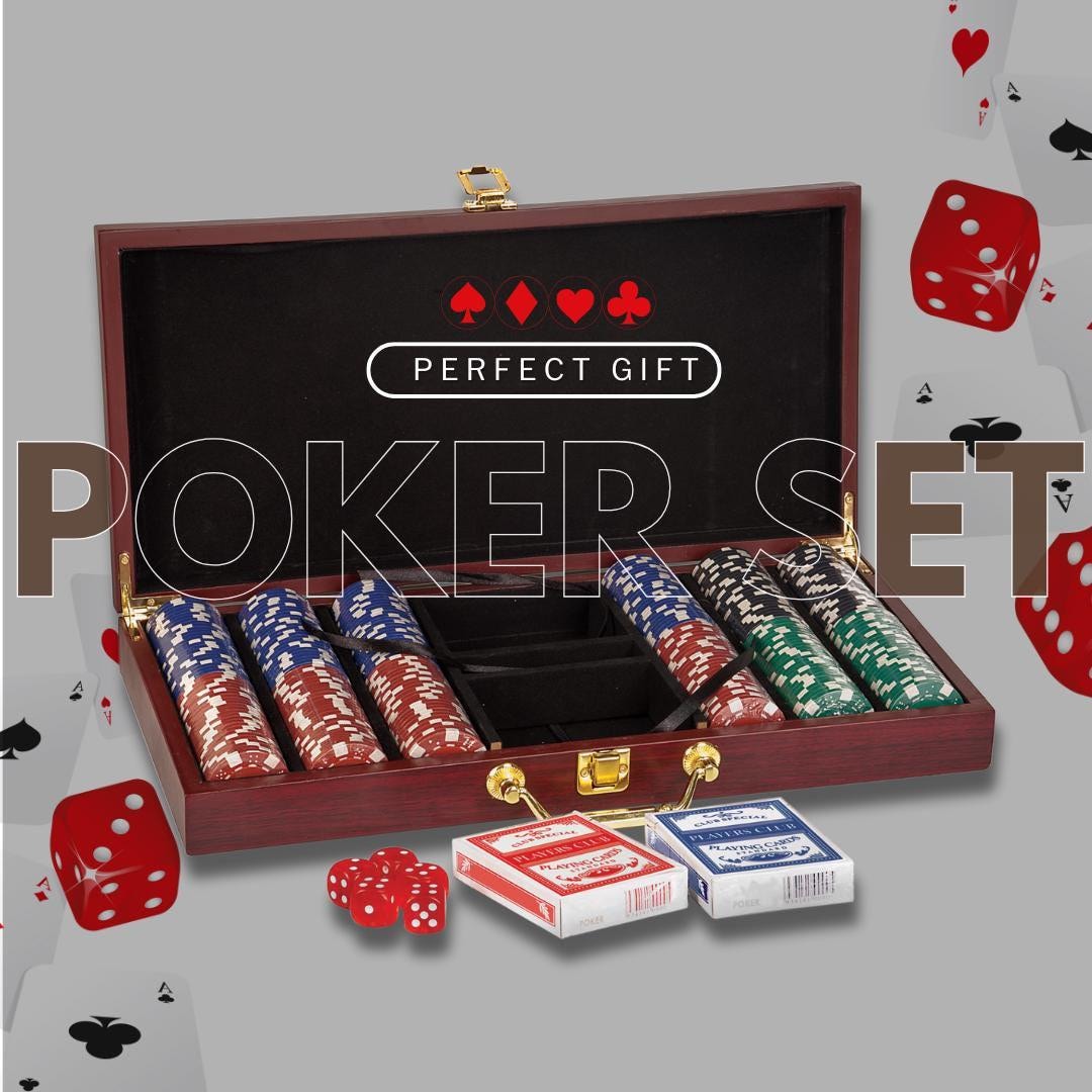 Custom Poker Set: Leather Case, Ceramic Chips, Corporate Gift - Etsy