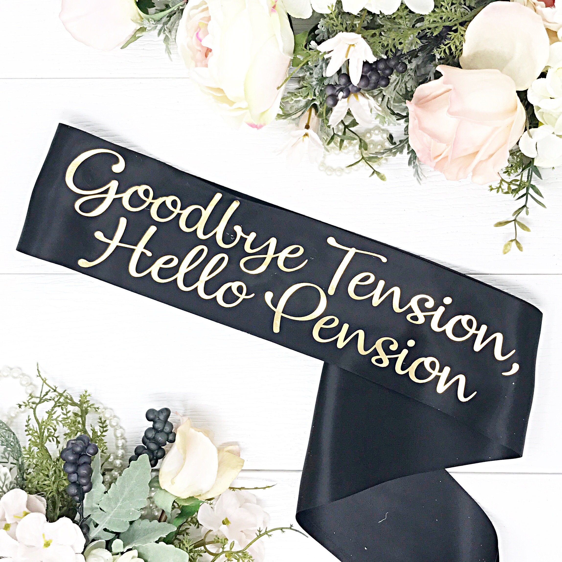 Retirement Good Bye Tension Pension Svg - Etsy