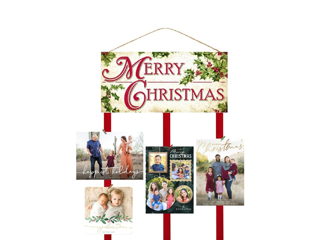 Holiday Card Display Christmas Card Holder Christmas Card Display Merry holiday-card-display-christmas-card-holder-christmas-card-display-merry