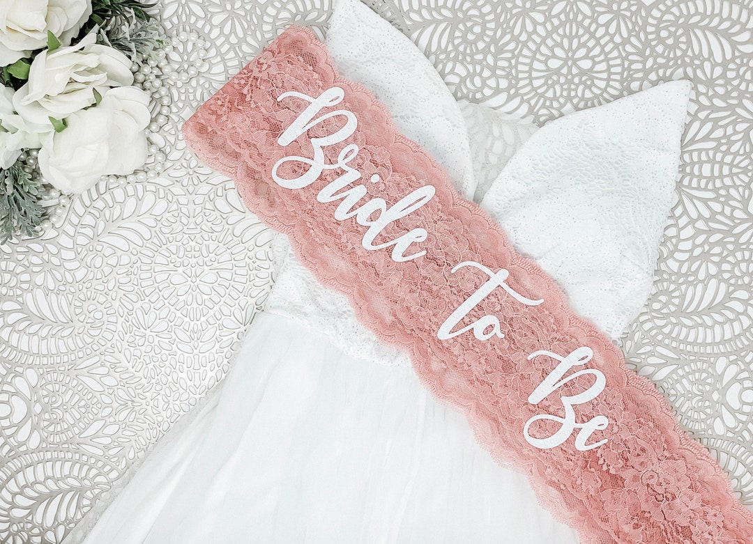 Lace Sash - Bride to Be Sash - Bachelorette Sash - Bachelorette Party ...
