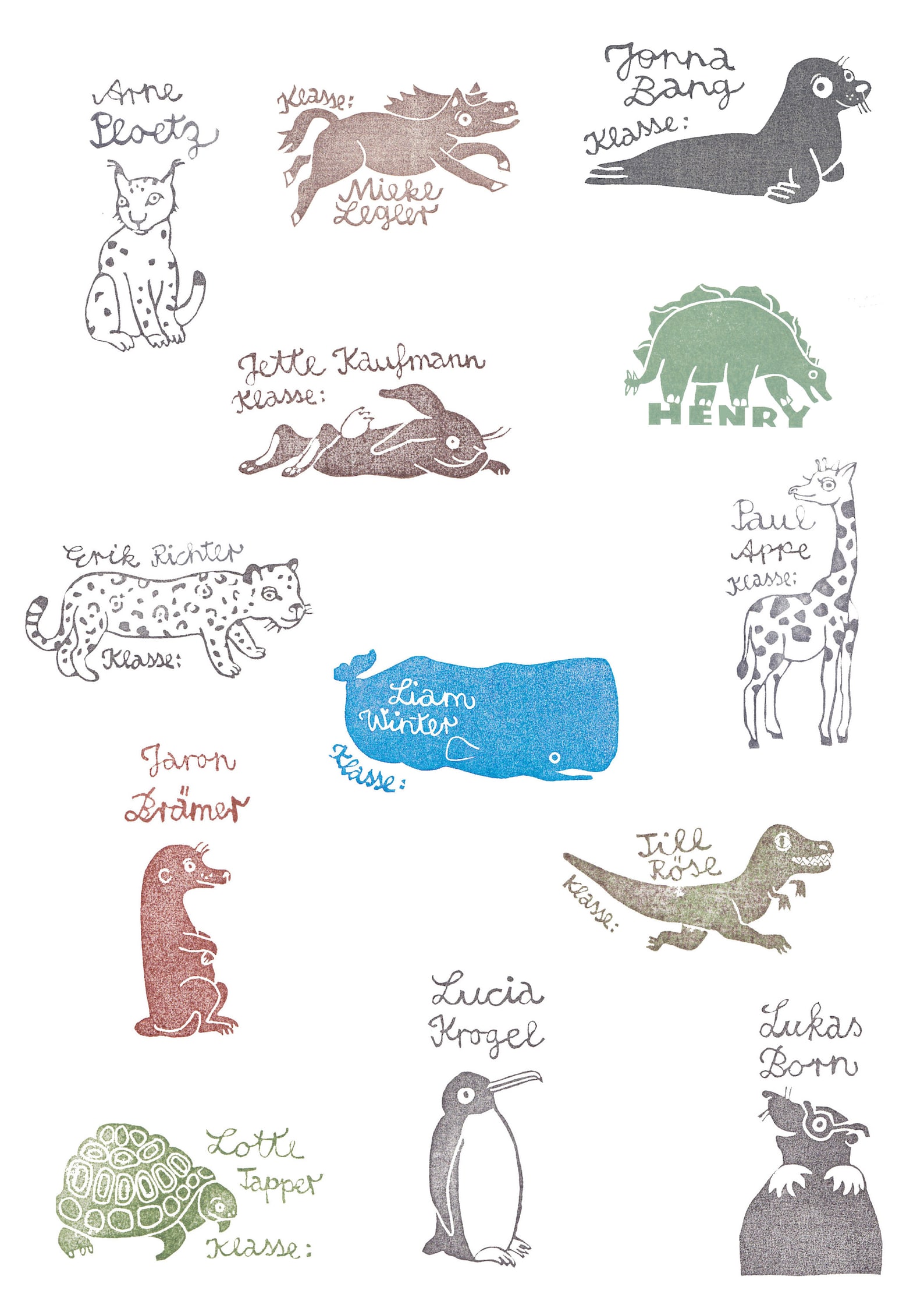 Stamp for School Customized Name Stamp School - Etsy