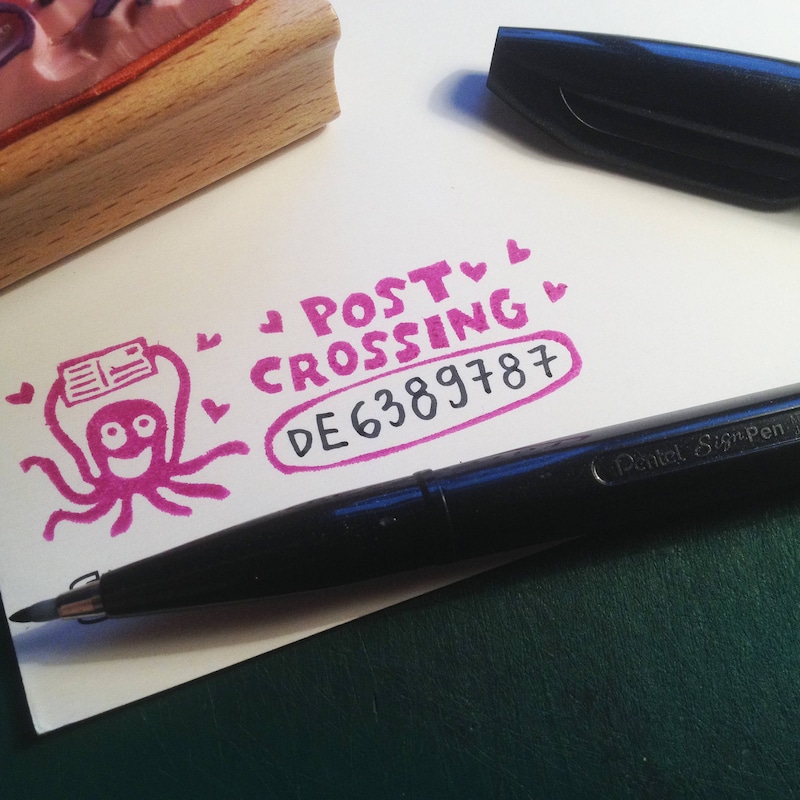 Postcrossing Sticker - Etsy