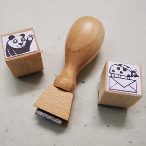 Stamp set panda mail thank you - Etsy 日本