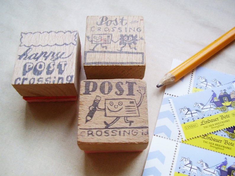 Postcrossing Stamp for ID | Etsy