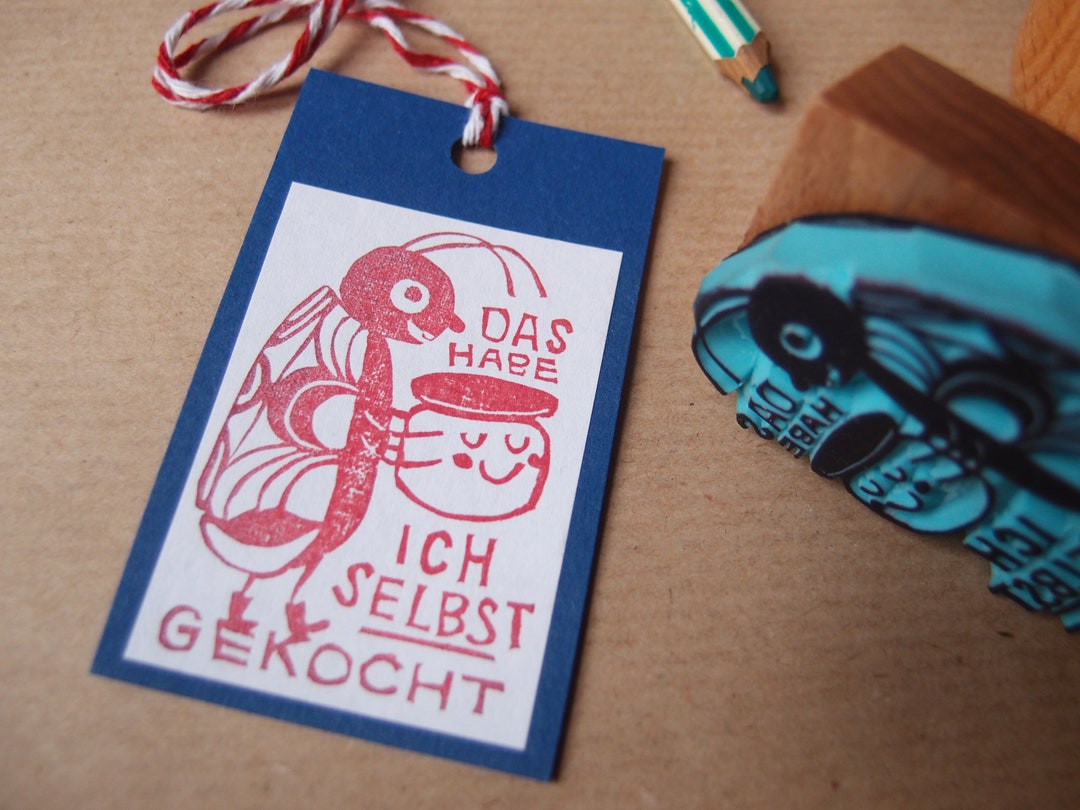 Stamp Homemade Beetle - Etsy