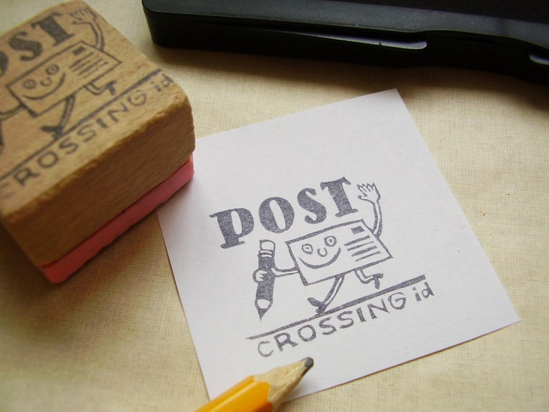 Postcrossing Stamp for ID | Etsy