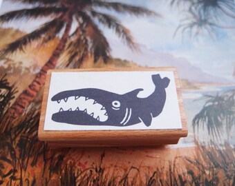 Whale Shark Hand Carved Rubber Stamp - Etsy