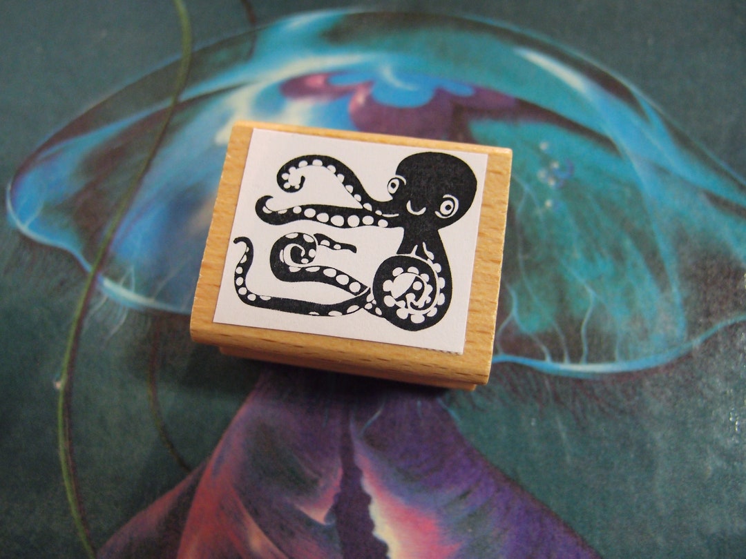 Octopus Stamp - Etsy