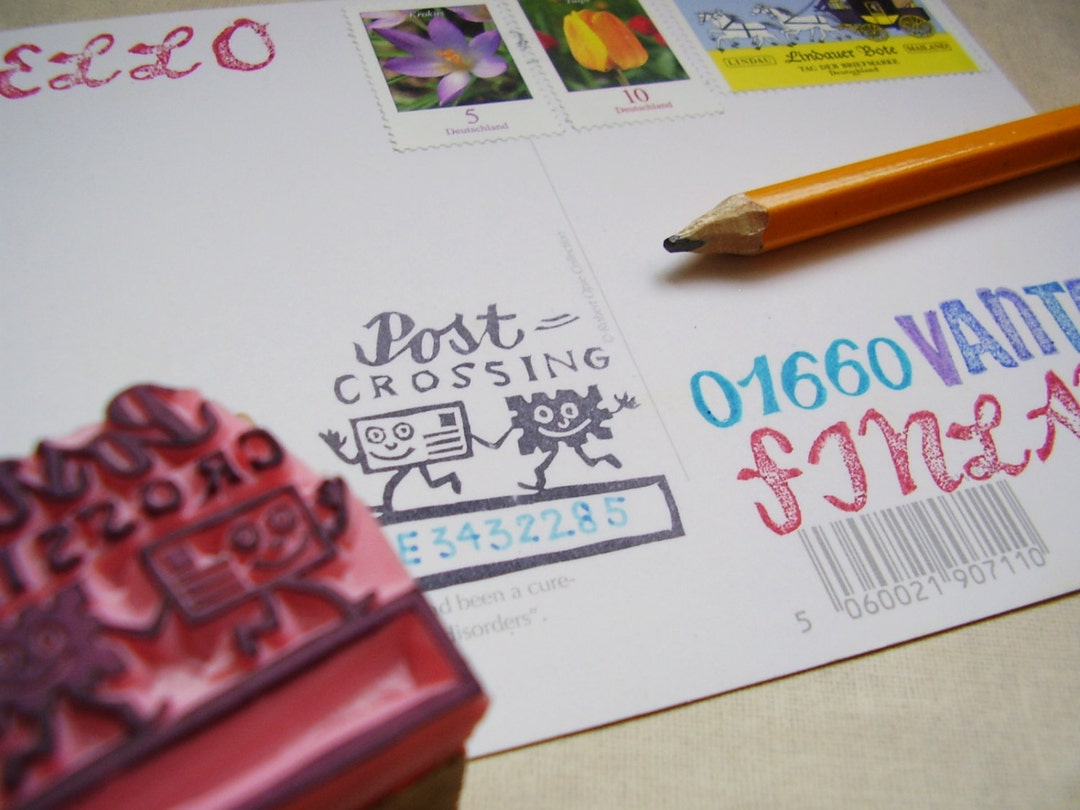 Postcrossing Stamp - Etsy