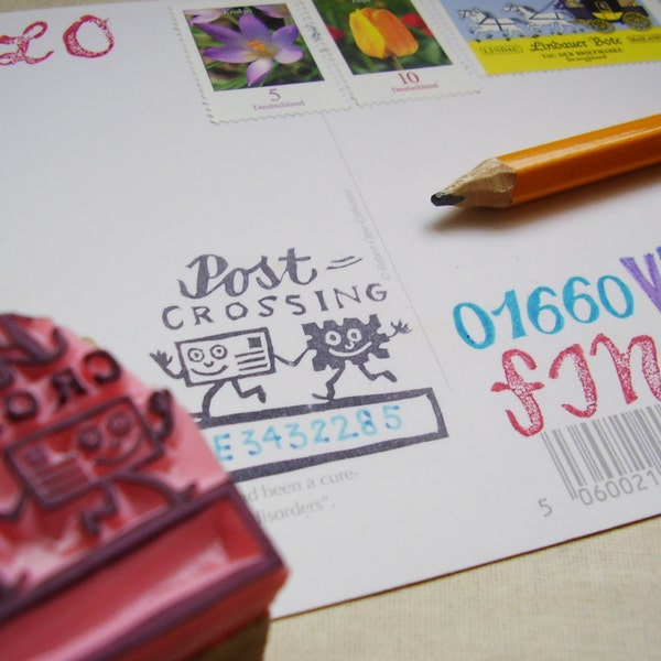 Postcrossing Sticker - Etsy