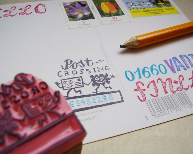 Postcrossing Stamp - Etsy