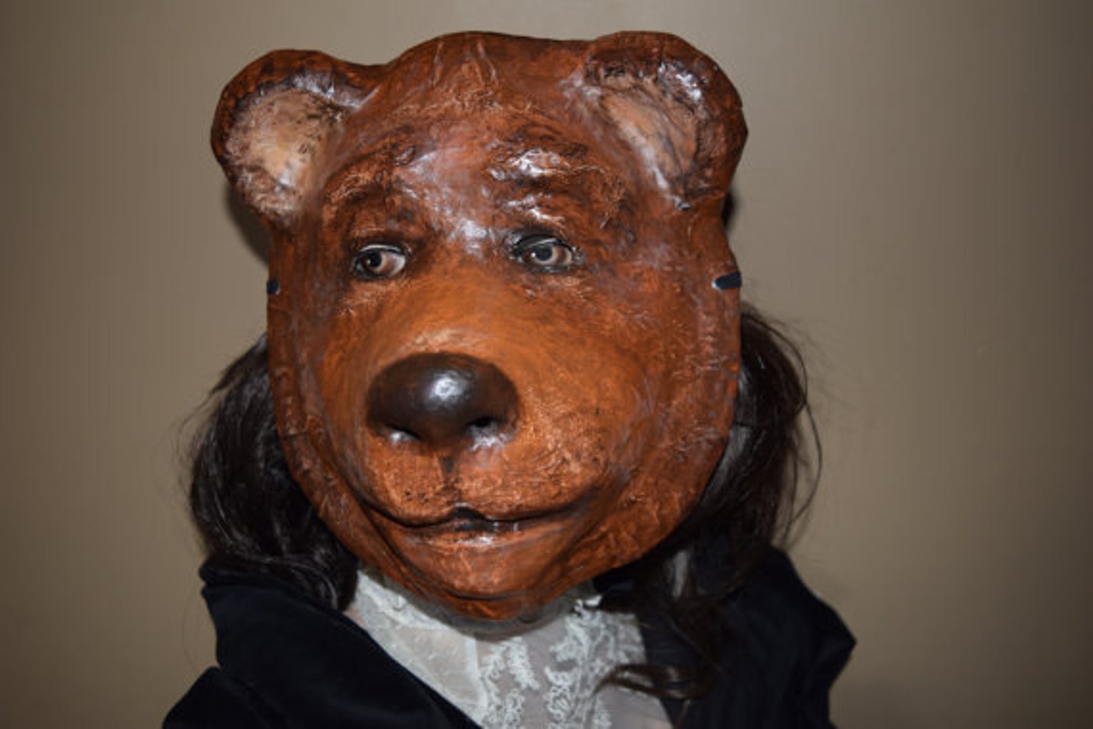Bear Mask Animal Head Mask Masquerade Men Halloween - Etsy