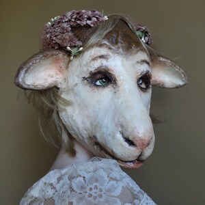 Sheep Mask, Masquerade Mask, Sheep Costume, Halloween Mask - Etsy