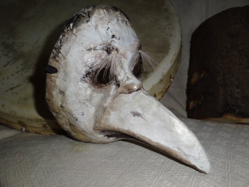 Crow Mask Doctor Plague Mask Masquerade Mask Paper Mache Mask - Etsy