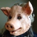 Pig Mask, Animal Mask, Masquerade Mask, Halloween Mask, Paper Mâché ...