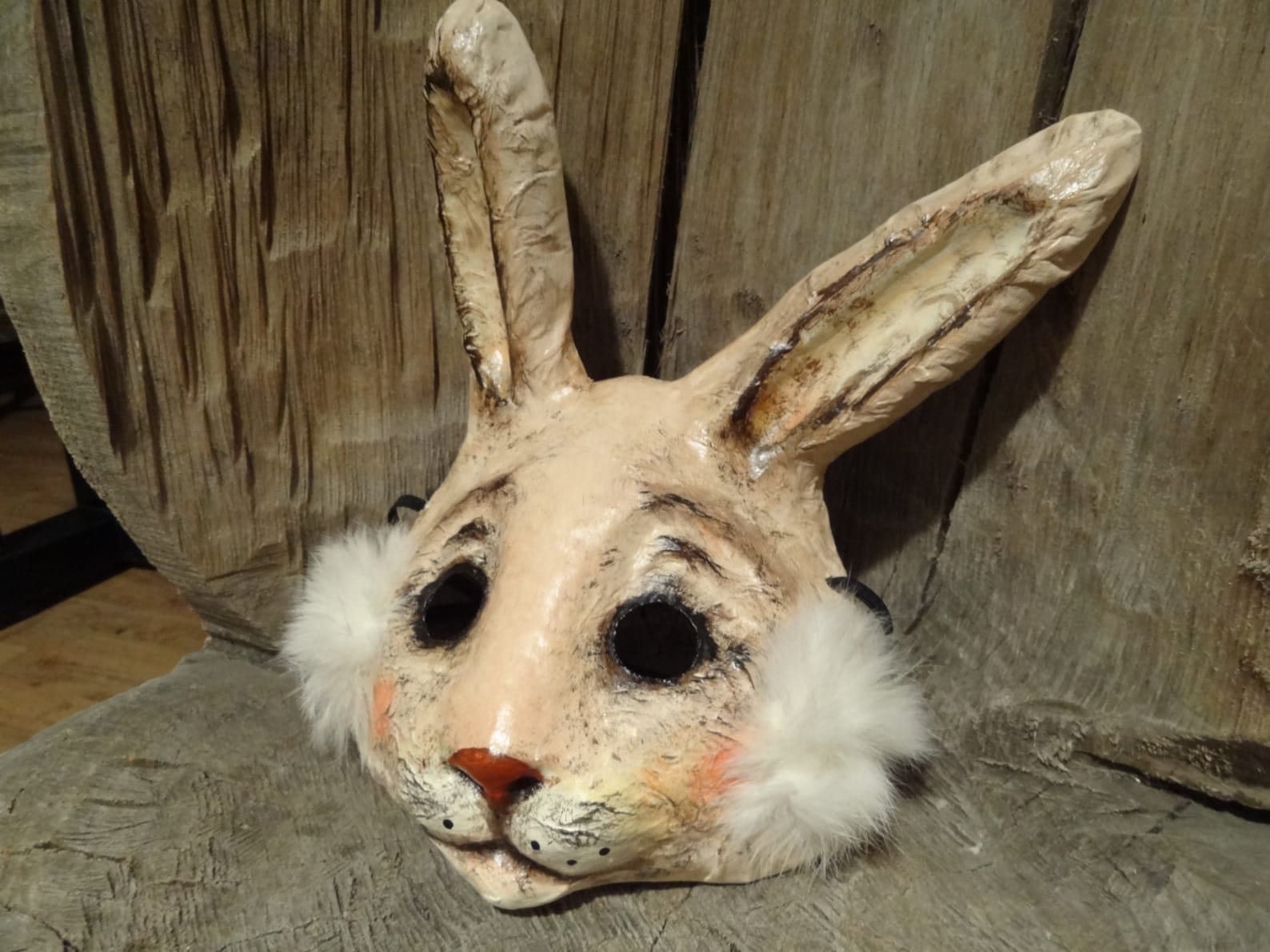Rabbit Mask Bunny Mask Animal Mask Halloween Mask Rabbit - Etsy