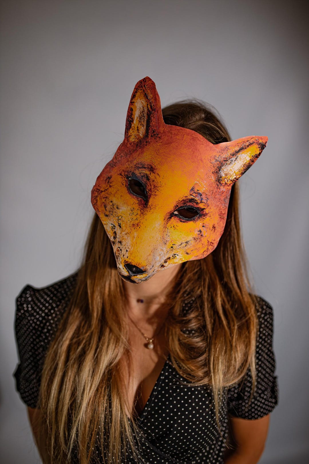 FOX Mask, Halloween Mask, PDF Instant Download, Printable Mask, Animal ...