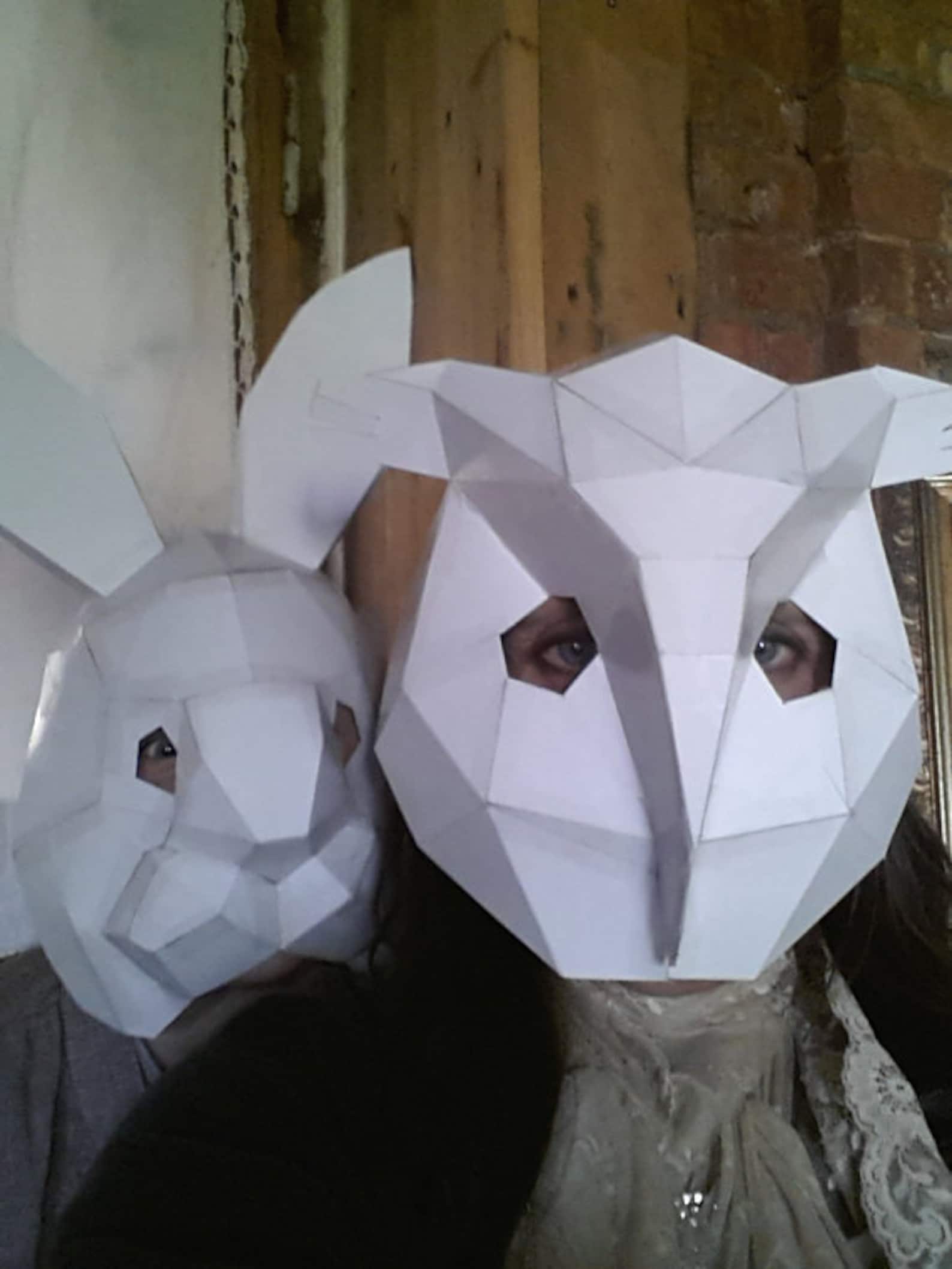 DIY Halloween Mask Make Your Own Owl Mask Bird Mask Rabbit - Etsy