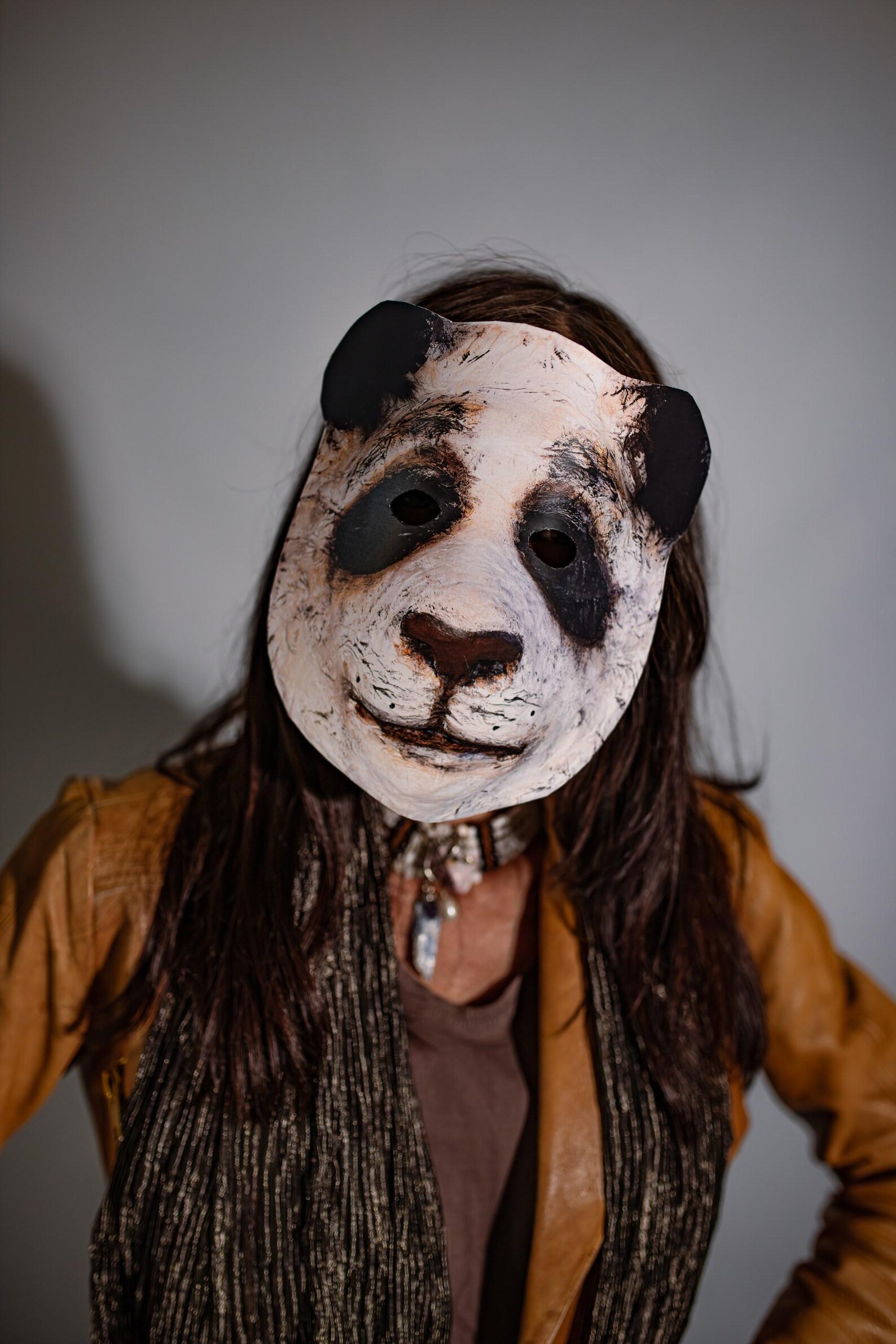 PDF Instant Download PANDA BEAR Mask, Printable Mask, Panda Costume ...