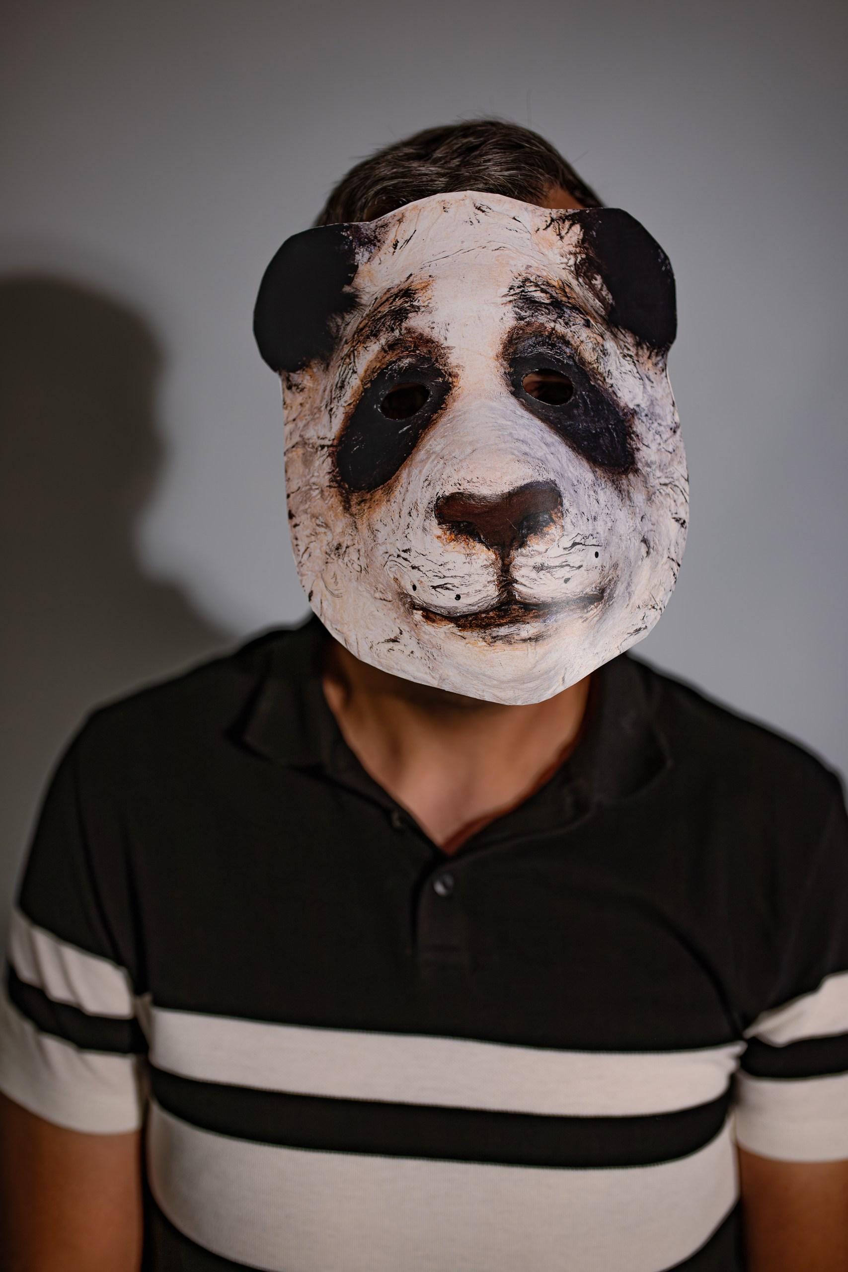 PDF Instant Download PANDA BEAR Mask, Printable Mask, Panda Costume ...