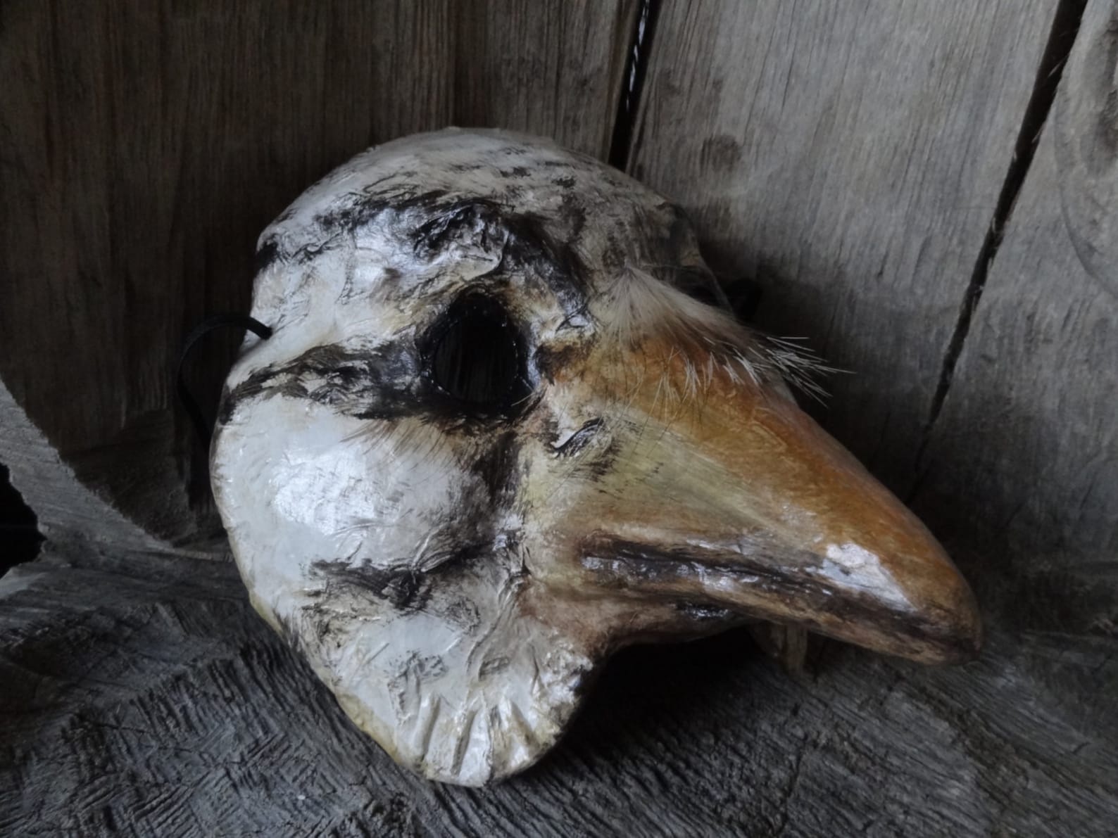 Paper Mache Forest Bird Mask - Etsy