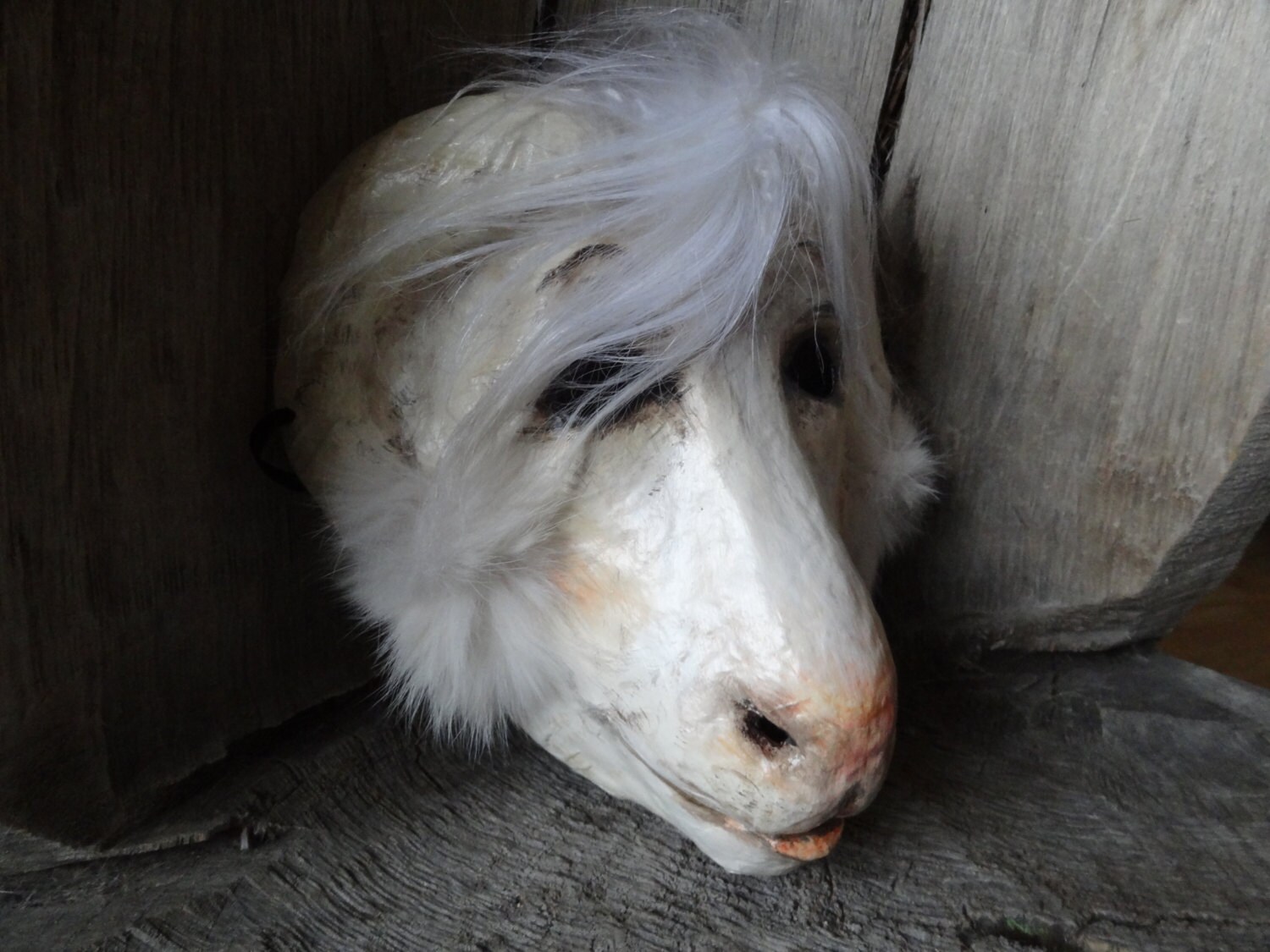 Sweetest Thing Paper Mache Goat Mask Goat Costume - Etsy