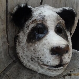 Paper Mache Panda Bear Mask, Costume Mask - Etsy
