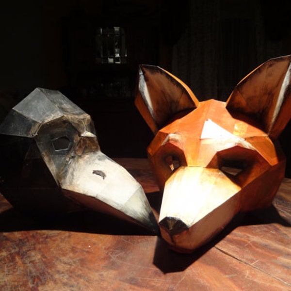 Crow Mask - Etsy