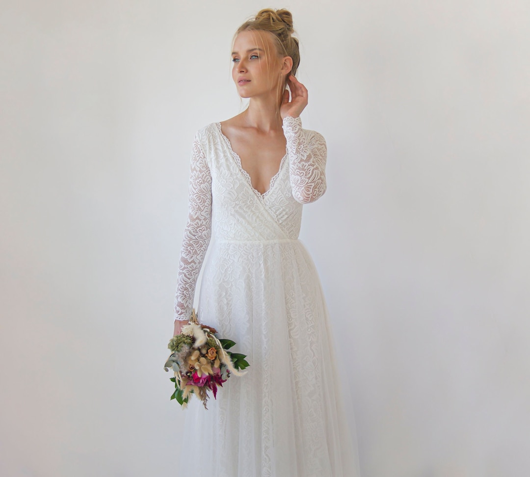 Abito da sposa fatato, gonna in tulle trasparente trasparente su pizzo ...