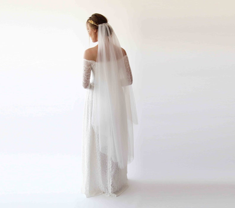 Goddess Crown Headpiece Veil 4030 | Etsy