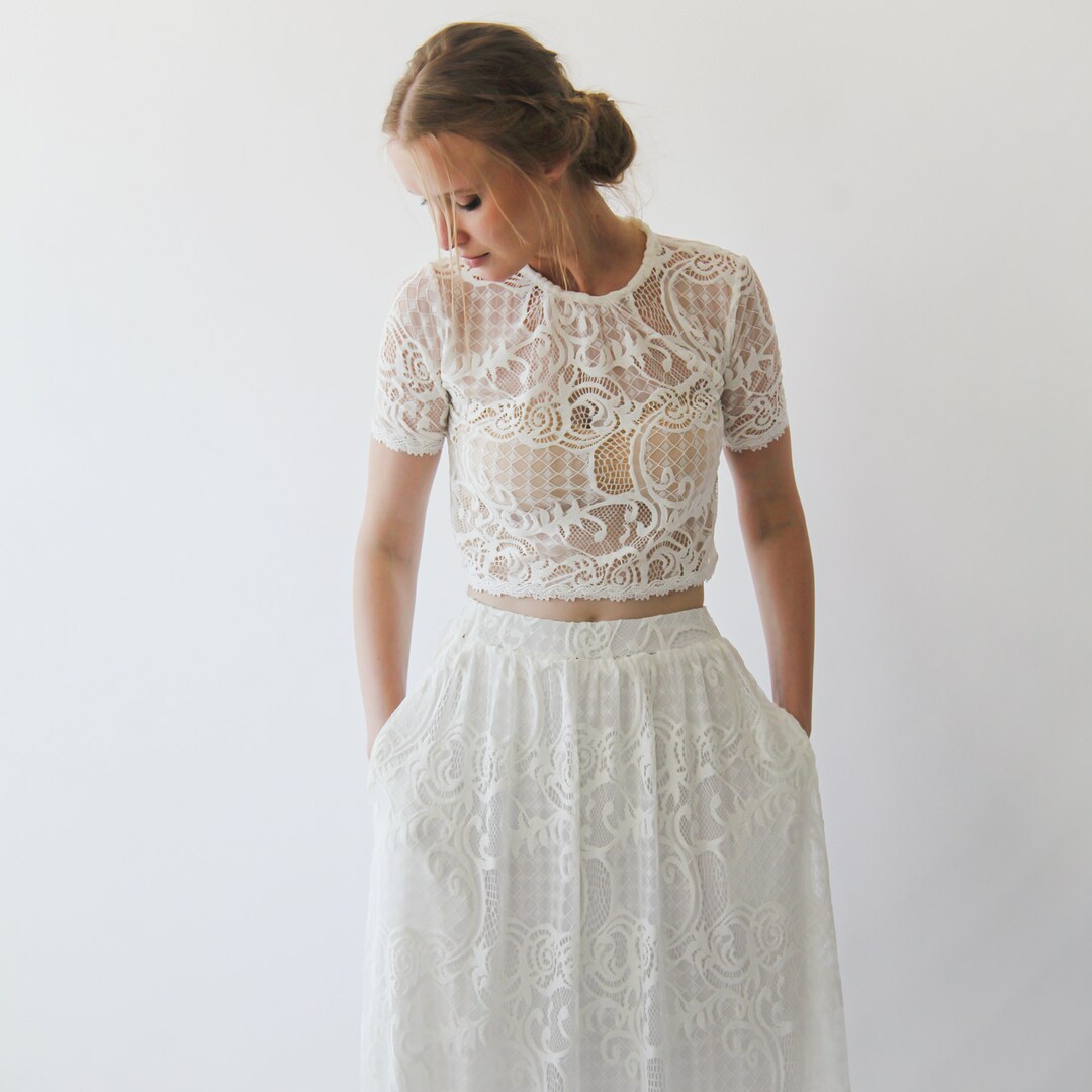 Vintage Stil Spitzen Top #2056 - Etsy.de