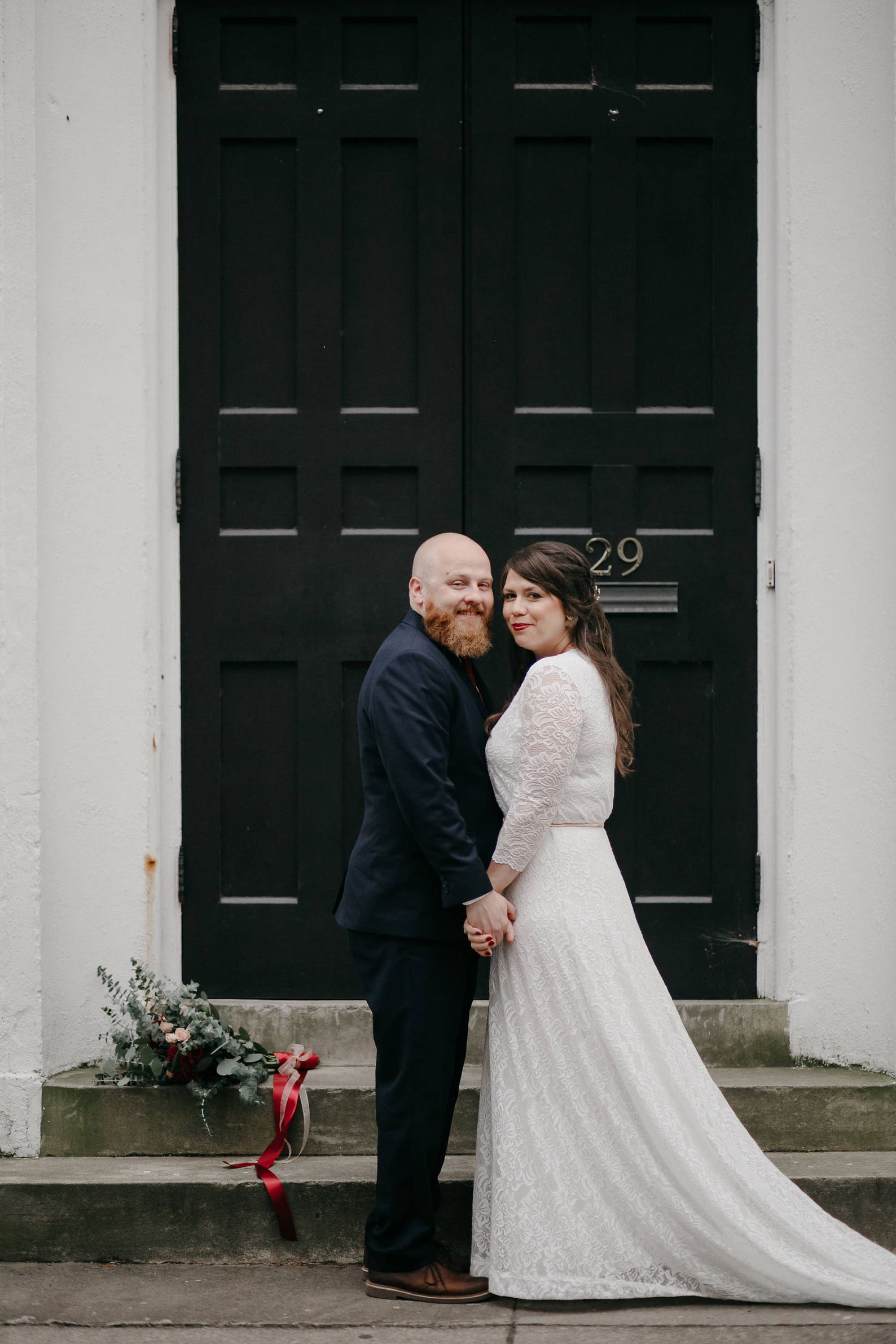 Ivory Wrap Floral Lace Long Sleeve Gown With a Train 1151 - Etsy