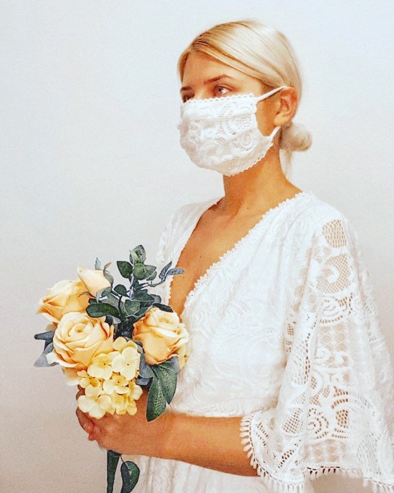 Custom Made Bridal Face Mask Wedding Face Mask Lace Mask - Etsy