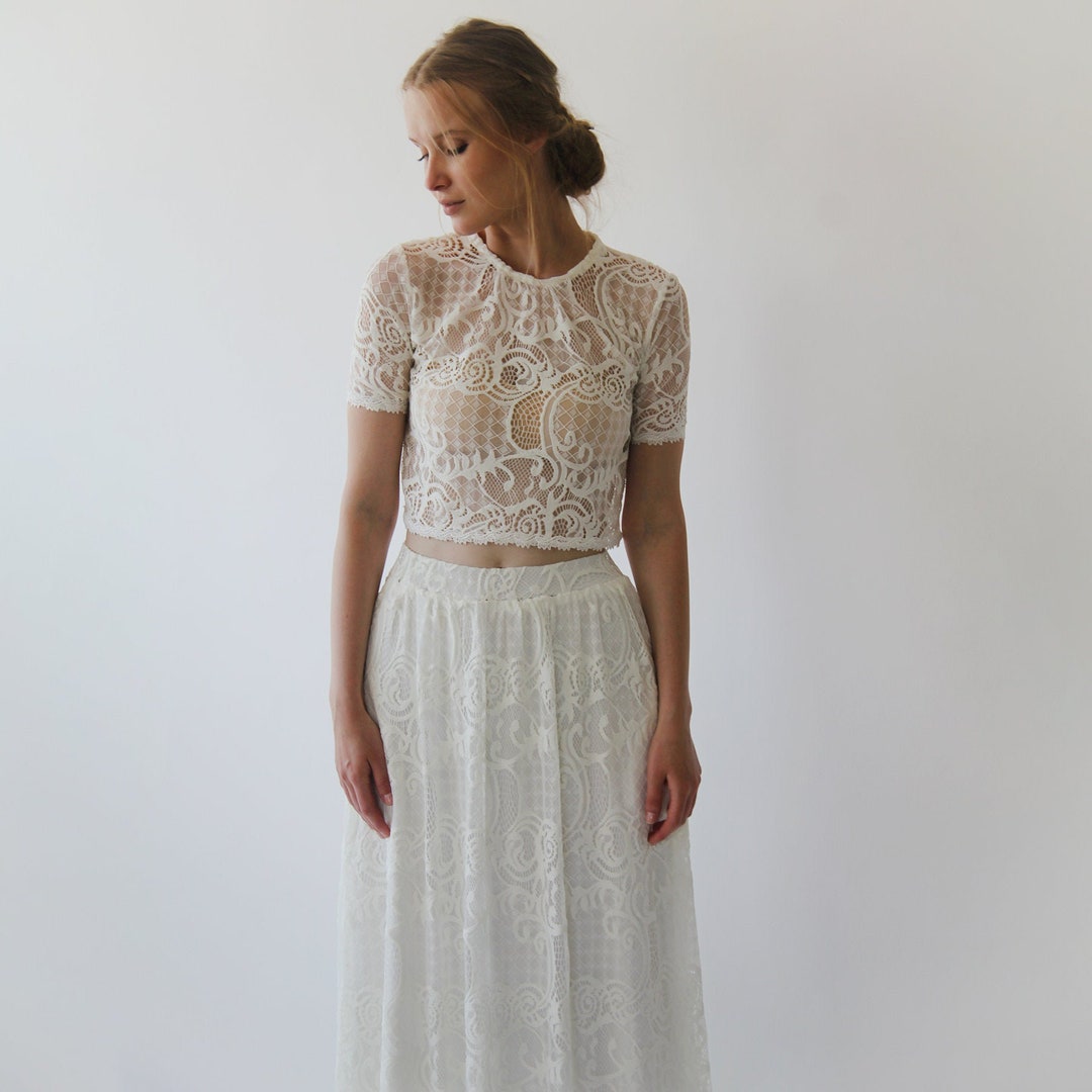 Vintage Stil Spitzen Top #2056 - Etsy.de