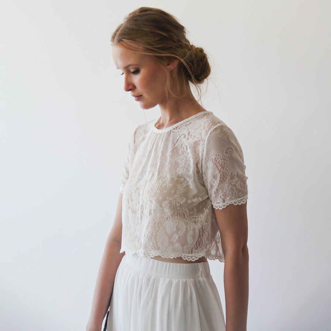 Romantic Style Lace Top #2055 - Etsy