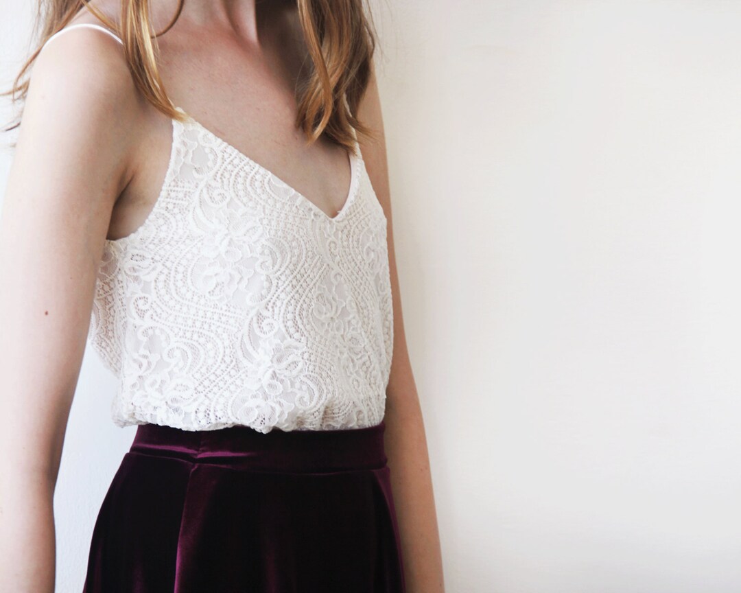 Ivory Open-back Lace Bridal Top 2018 - Etsy