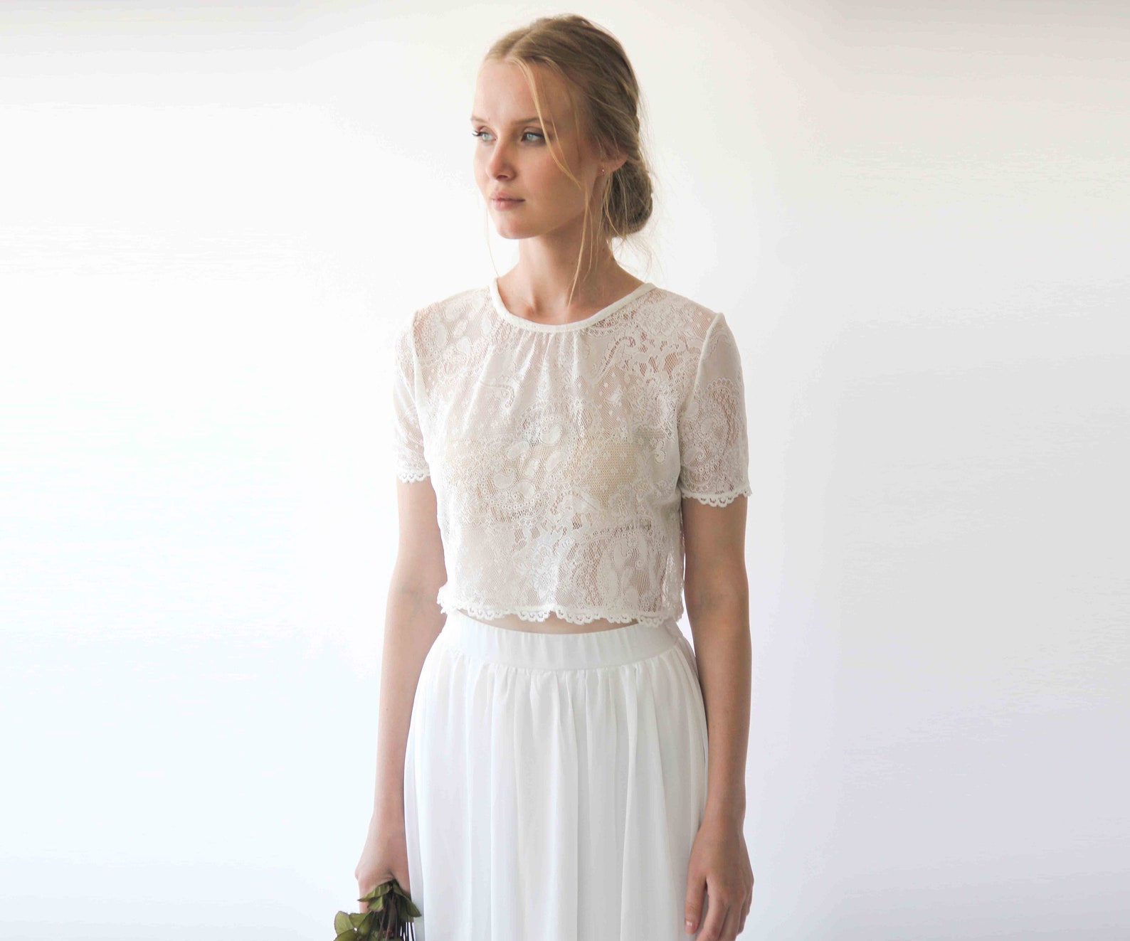 Romantic Style Lace Top 2055 | Etsy