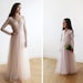 Mini Me Collection Blush Pink Tulle and Lace Long Sleeves - Etsy