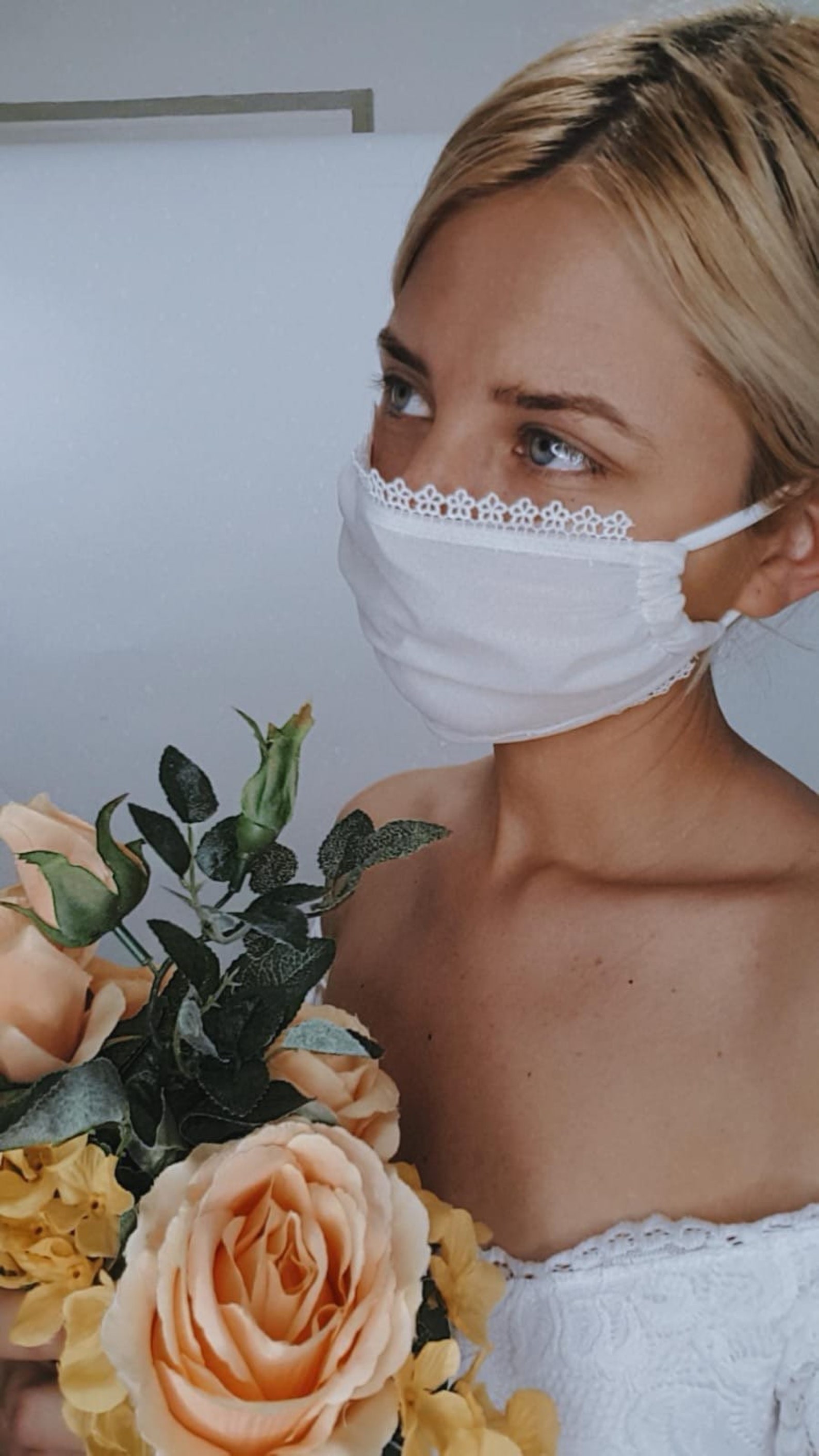 Custom Made Bridal Face Mask Wedding Face Mask Lace Mask - Etsy