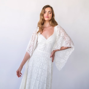 New Collection Angel Sleeves, Sweetheart Neckline, Ivory Wedding Dress ...